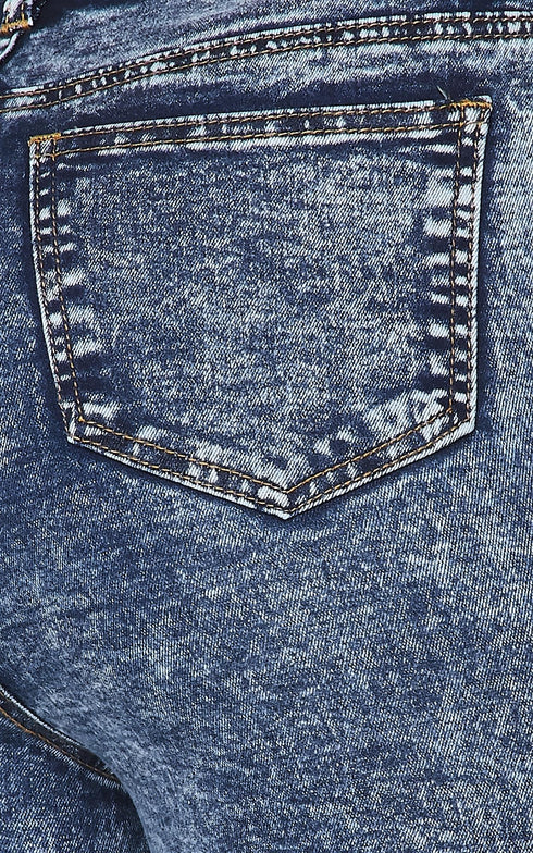 Classic High Rise Flare Denim Jeans in Acid Wash – SohoGirl.com